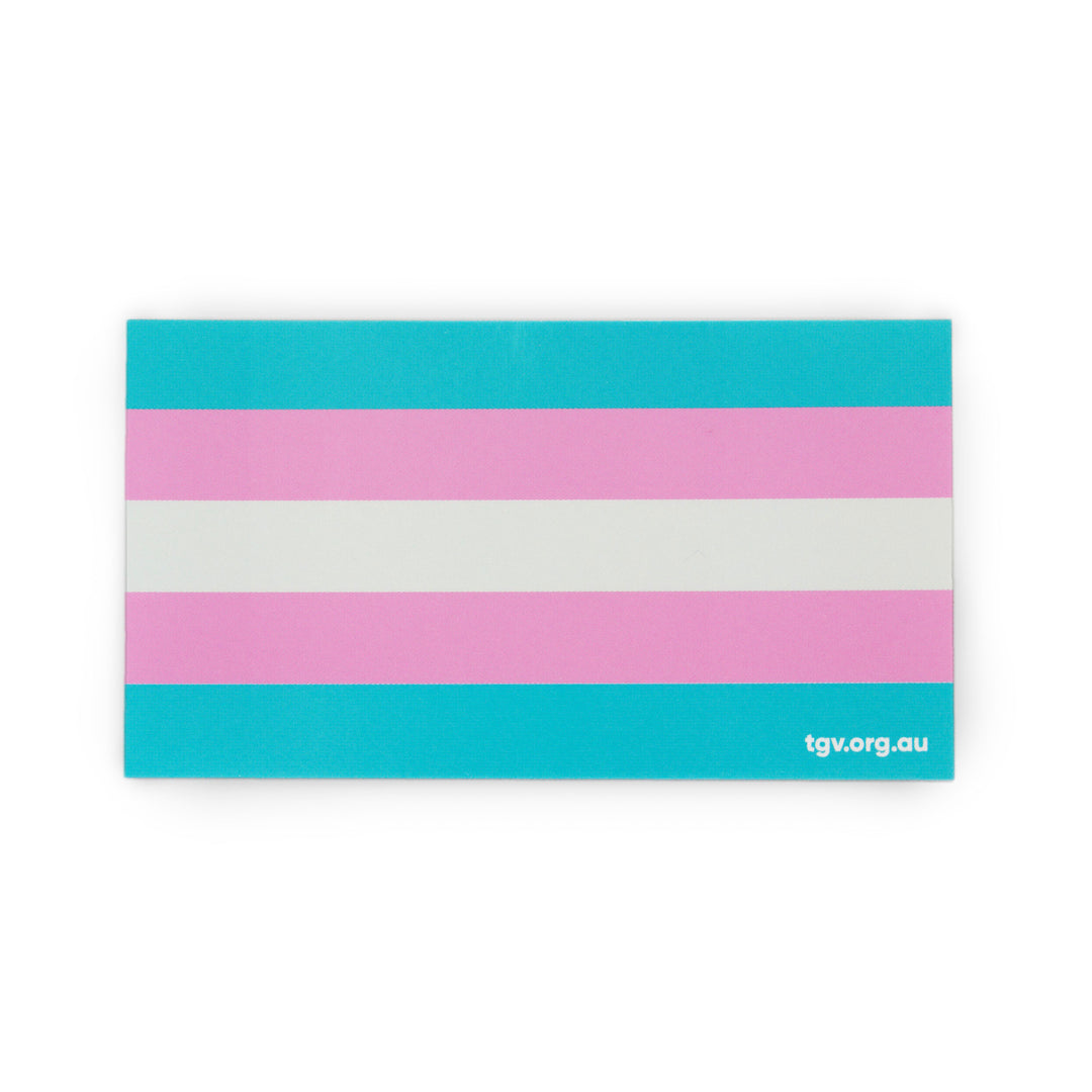 Trans Pride Flag Sticker – Transgender Victoria